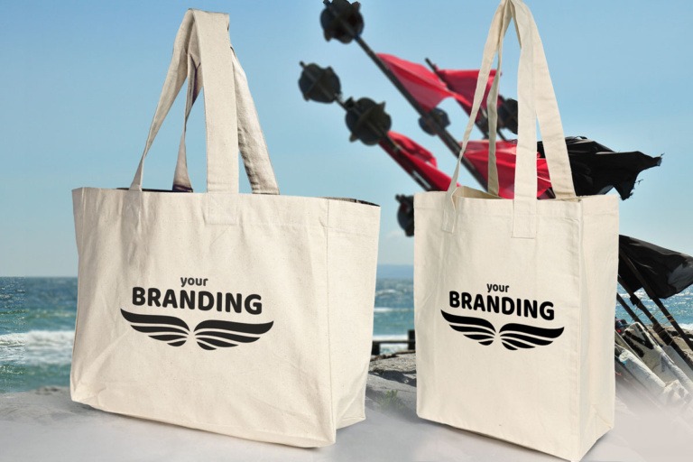 Tragetaschen bedrucken lassen mit Foto, Logo, Text